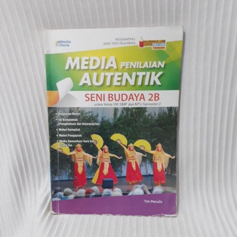 Jual MEDIA PENILAIAN AUTENTIK SENI BUDAYA KELAS 2B (8) MTS | Shopee Indonesia