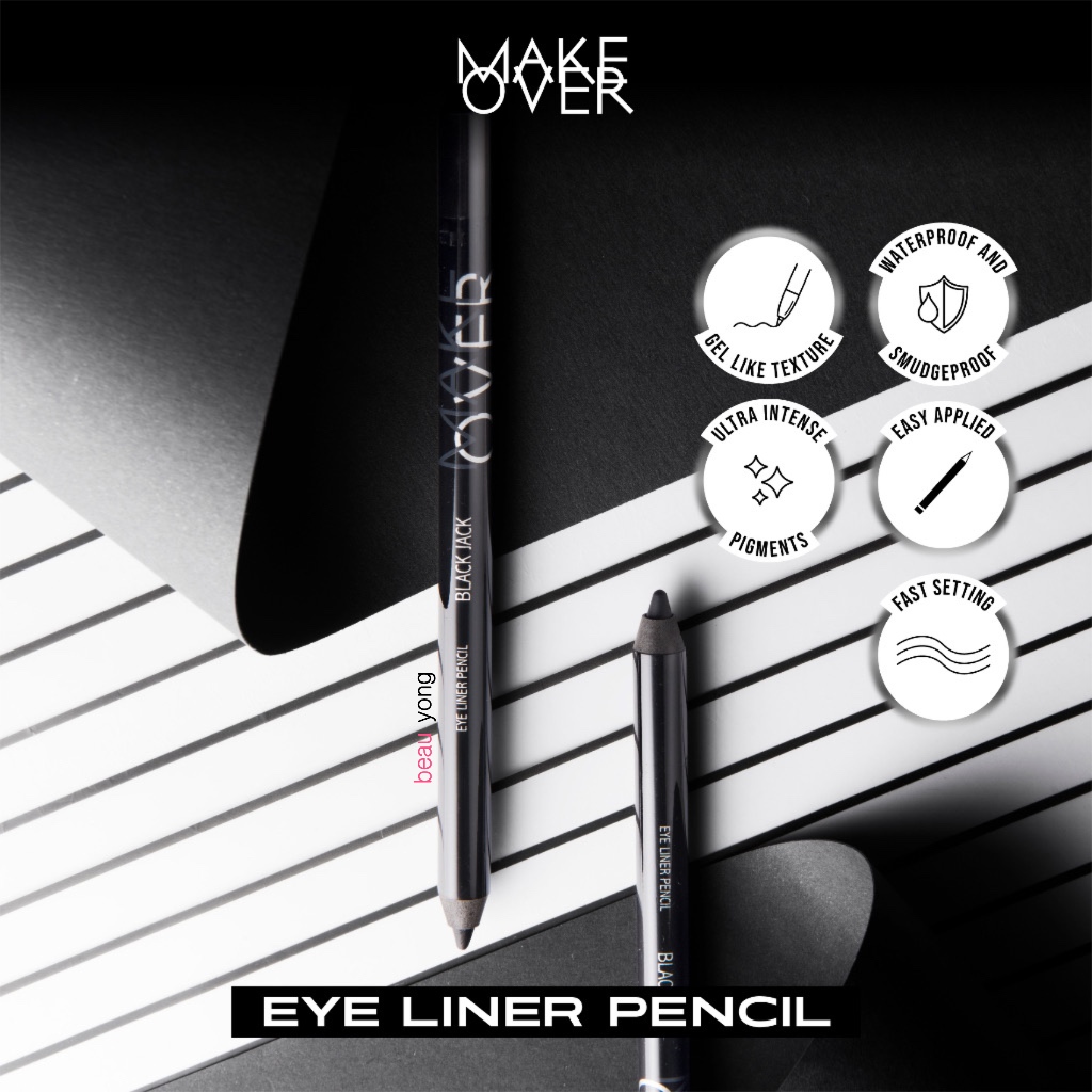 Jual MAKE OVER Eye Liner Pencil [MAKEOVER] | Shopee Indonesia