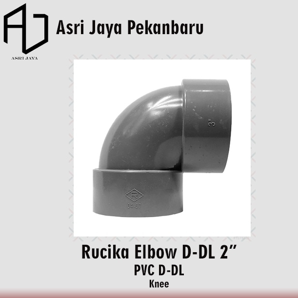 Jual Elbow Knee Knie D DL 2 Inch 2" Elbow D PVC Rucika | Shopee Indonesia