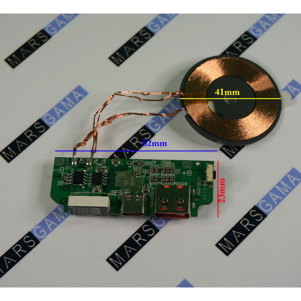 Jual Modul PB LCD Power Bank wireless VOOC Fast Quick charger 22W QC3.0 ...