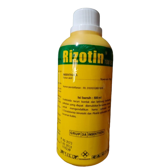 Jual Insektisida Rizotin 100 EC 500 ml pembasmi hama ulat pada tanaman ...
