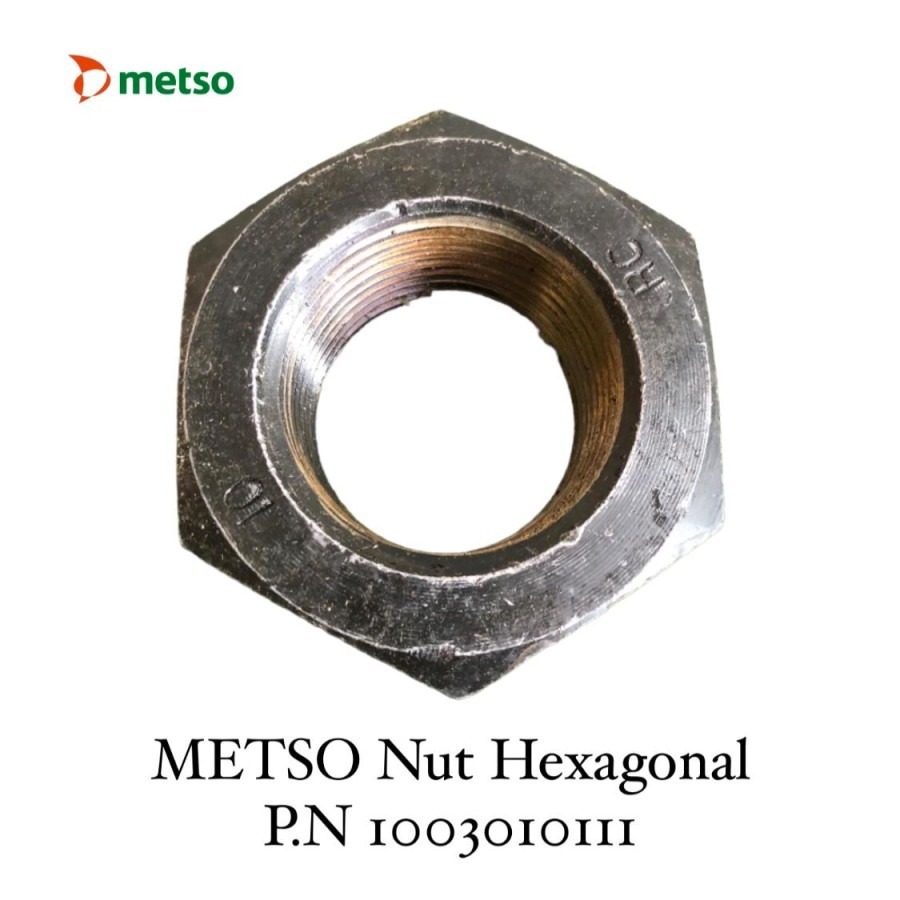 Jual METSO Nut hexagonal P.N 1003010111 (NJ-50-3) | Shopee Indonesia