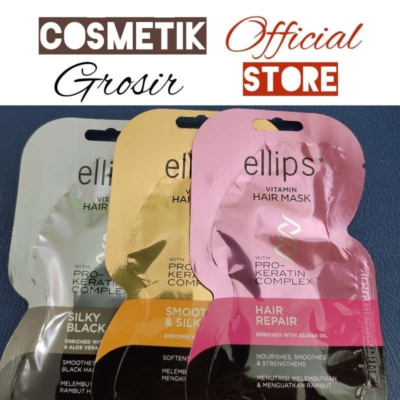 Jual Ellips Hair Mask Pro Keratin Complex 18gr Sachet | Shopee Indonesia