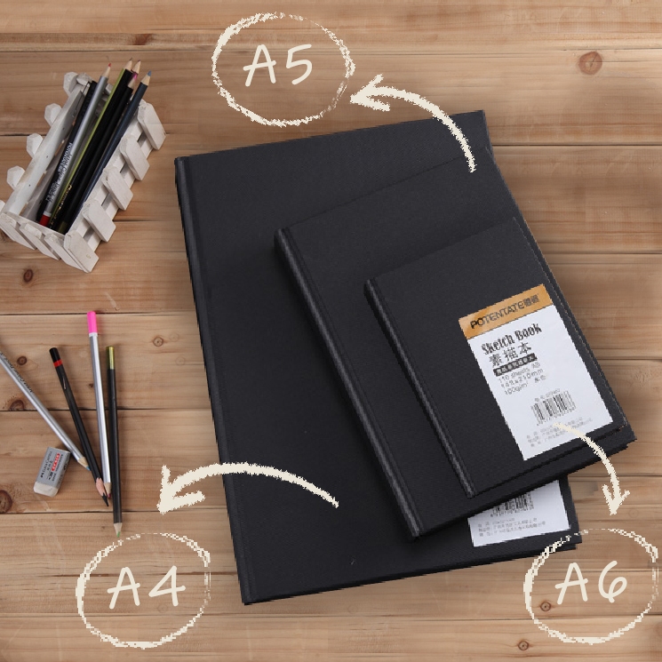 Jual Potentate Sketchbook A4 Hard Cover Buku Sketsa | Shopee Indonesia