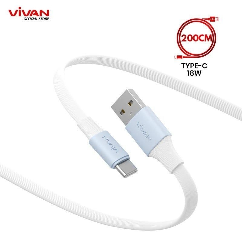 Jual VIVAN Kabel Data Type C Fast Charging 2 METER 18 watt Quick Charge ...