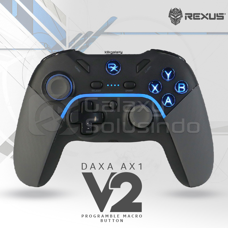 Jual Rexus Daxa Asteria DX-AX1 V2 Wireless Gamepad - Black | Shopee Indonesia