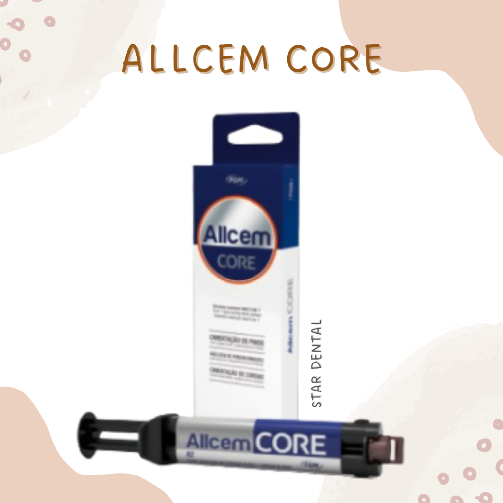 Jual Allcem core dual-cured core build-up composite hancore lem crown ...