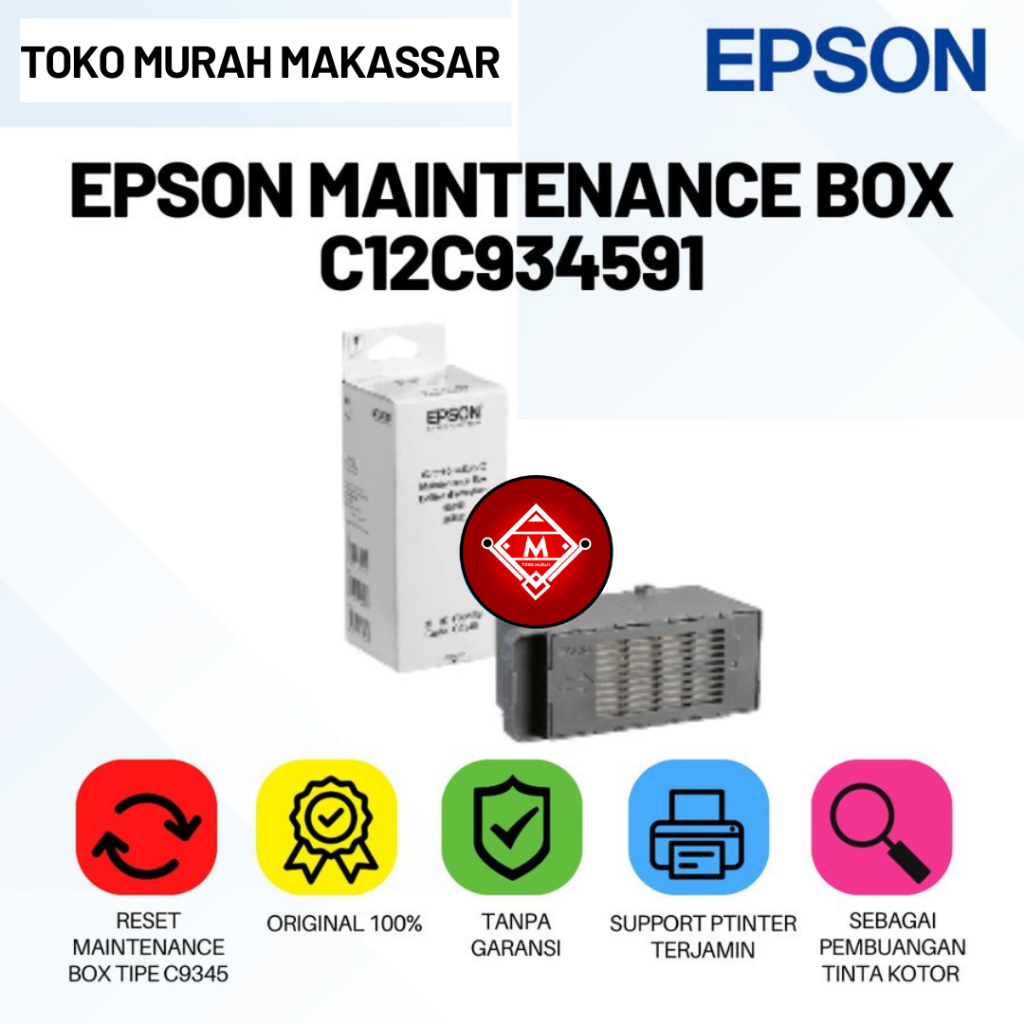 Jual MAINTENANCE BOX C9345 EPSON L15150 L15160 L6550 L6580 ET-5800 ...