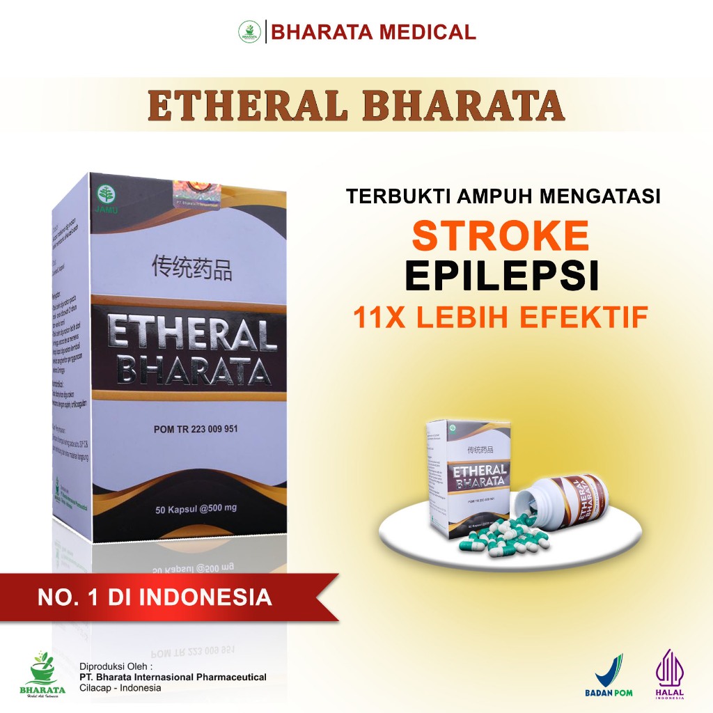 Jual Etheral Bharata Obat Stroke Pengencer Darah dan Epilepsi Super Ampuh 100% Asli Original ...