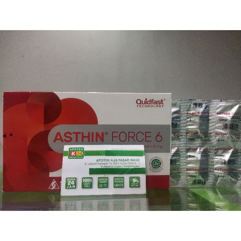 Jual Asthin Force 6mg Kapsul (per Strip) | Shopee Indonesia