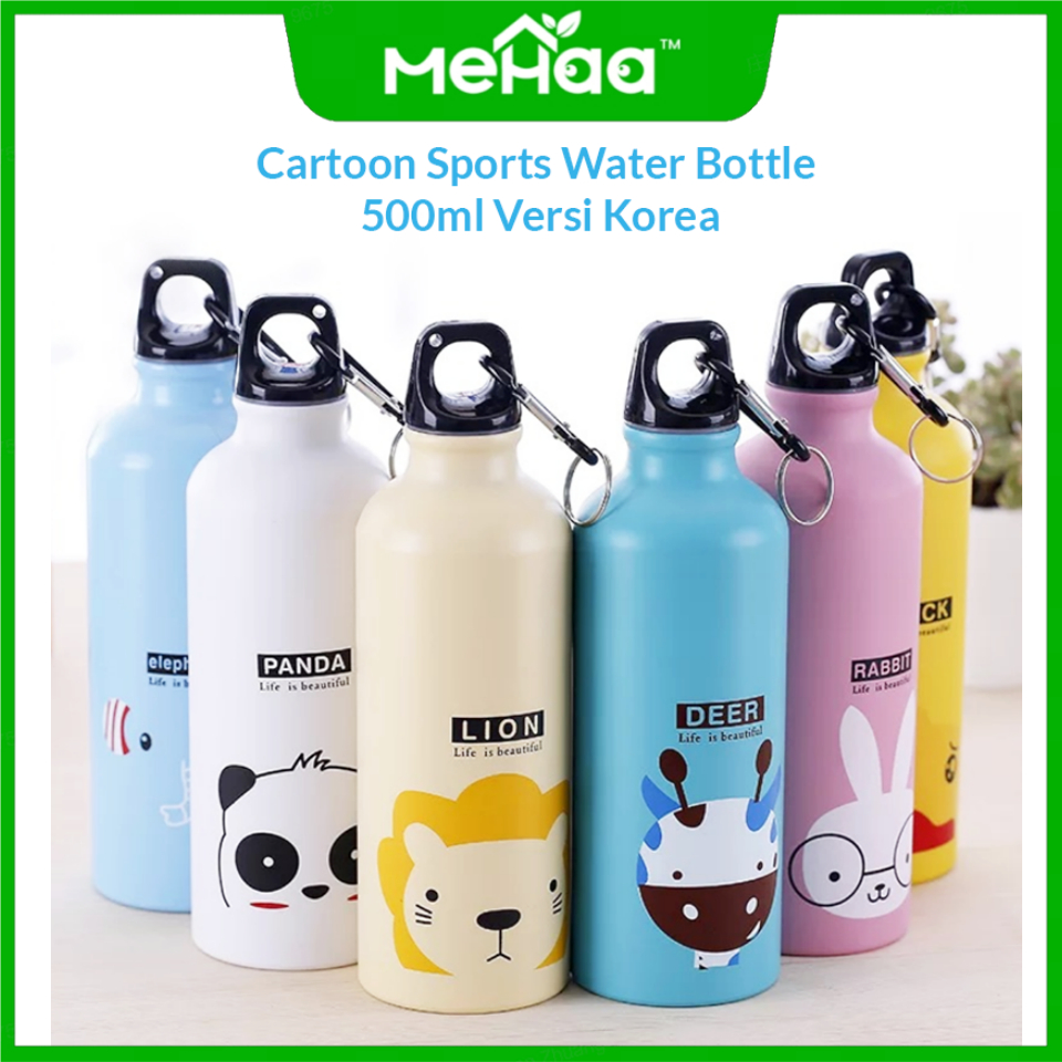 Jual Mehaa BOTOL MINUM KOREA KARTUN 500 ML TEMPAT BOTOL AIR MINUM ANAK ...