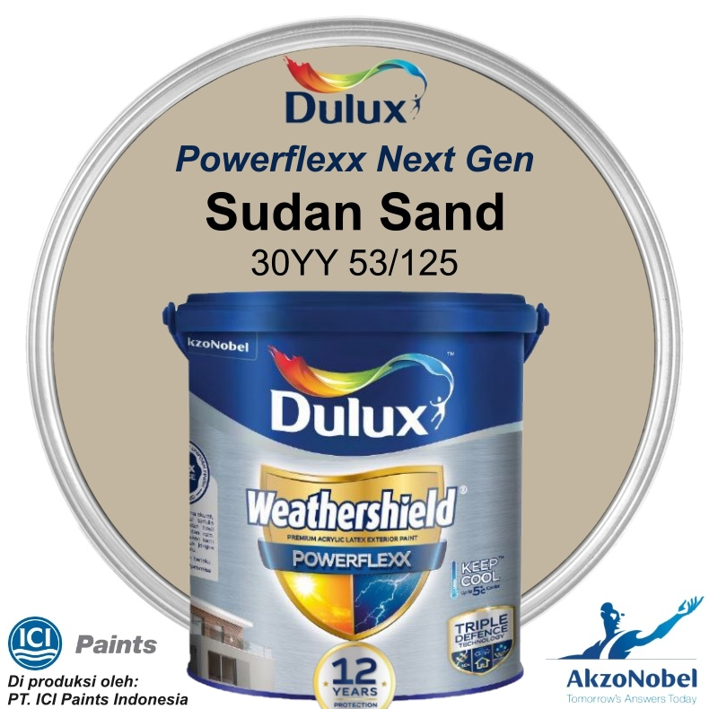 Jual CAT DULUX WEATHERSHIELD POWERFLEXX 2.5 LT - SUDAN SAND 30YY 53/125 ...