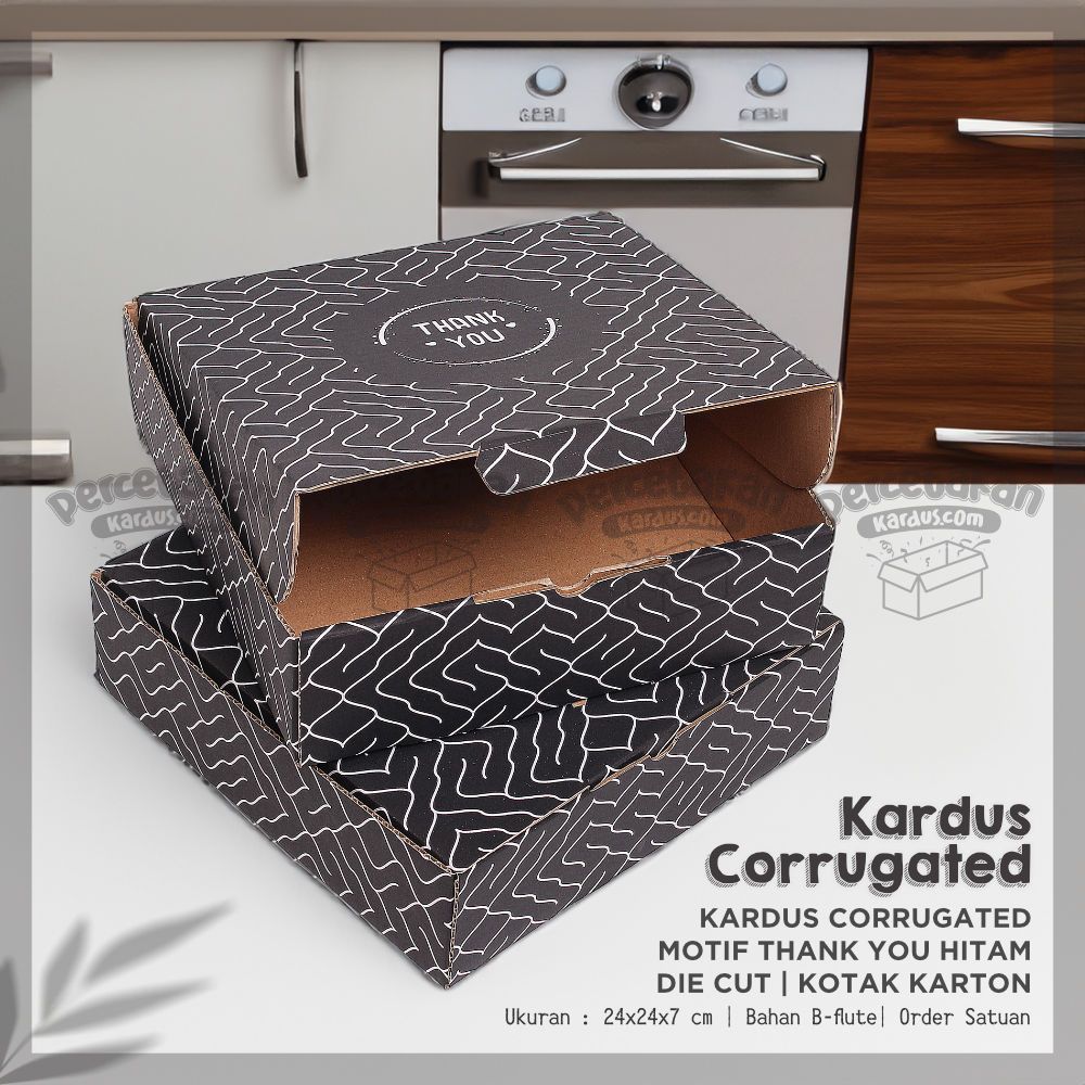 Jual Kardus Corrugated 24x24x7 CM | Kotak Hampers | Die Cut | Kotak ...