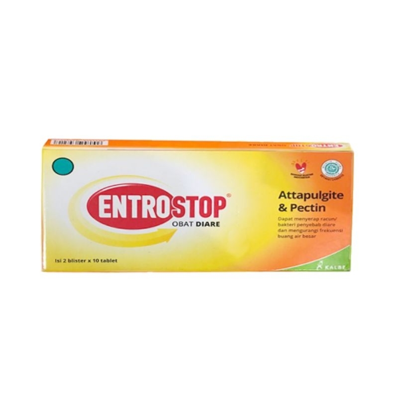 Jual Entrostop Tablet Strip | Obat Diare | Shopee Indonesia