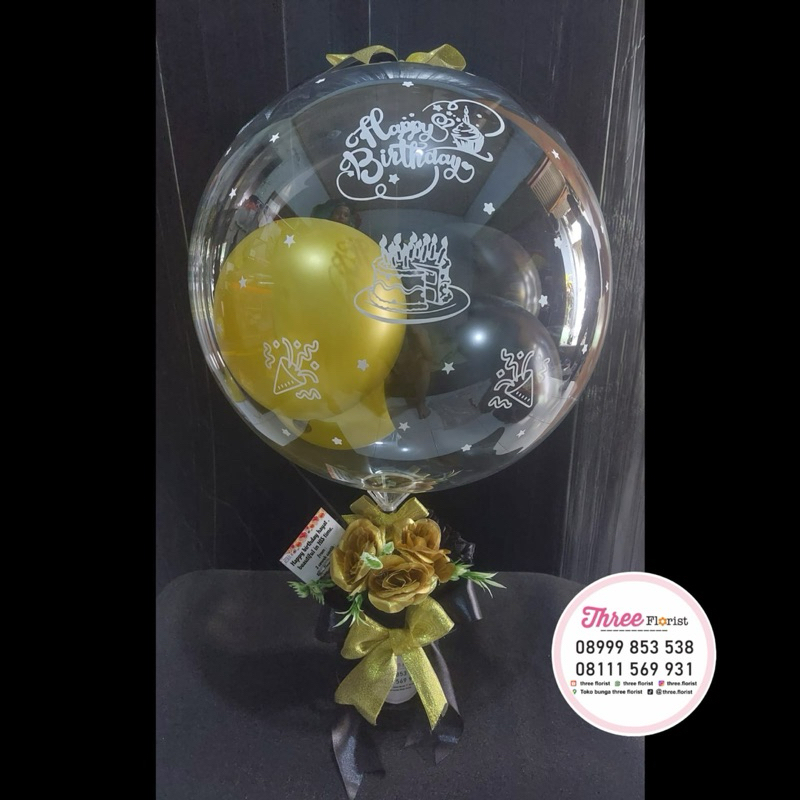 Jual box bunga balon ucapan / hadiah ucapan selamat ulang tahun ...