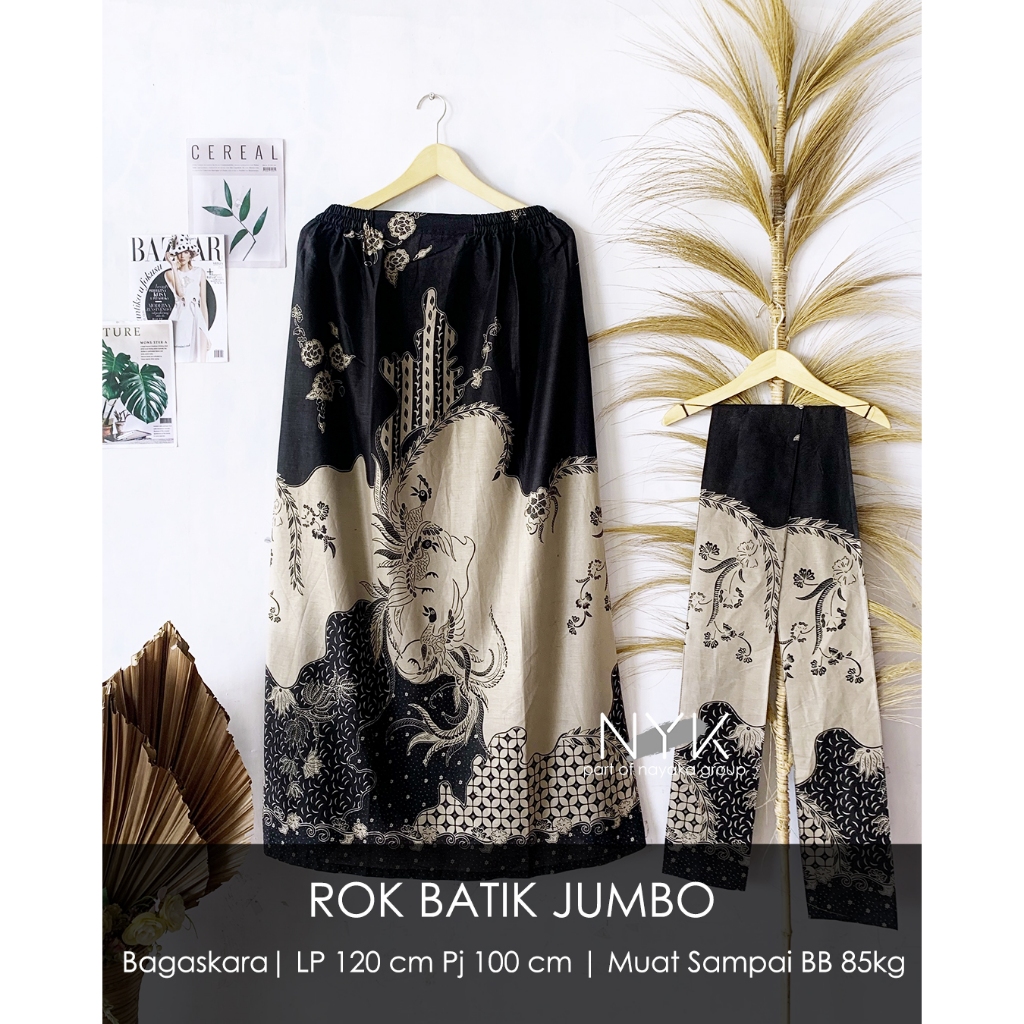 Jual Rok Batik Span - Rok Batik Wanita Jumbo XXL XXXL - Outfit ...
