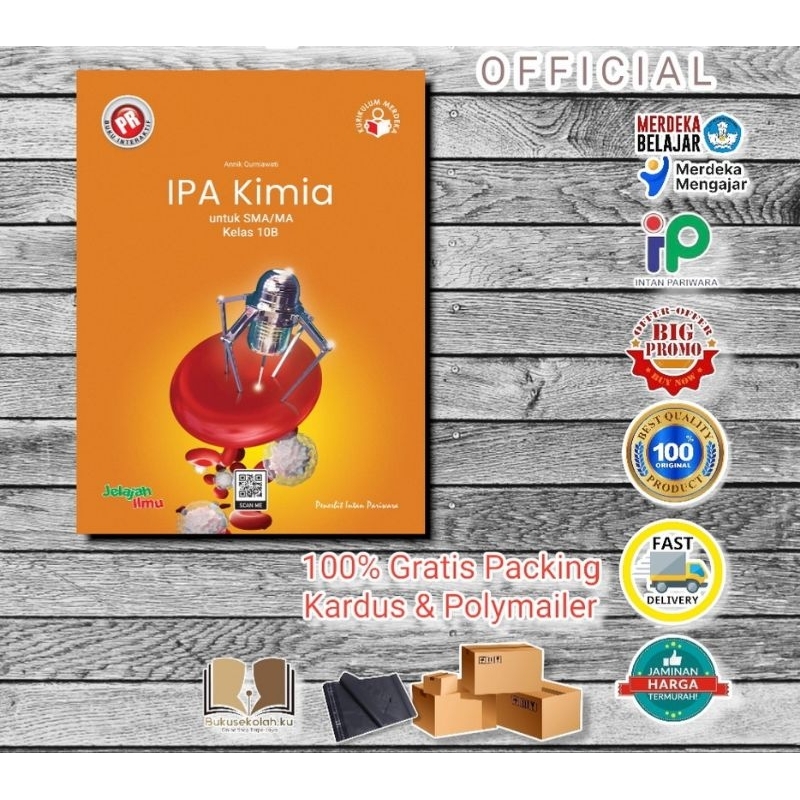 Jual Buku PR lks Interaktif Kimia Intan Pariwara SMA Kelas 10 Semester 2 Kurikulum Merdeka Tahun ...