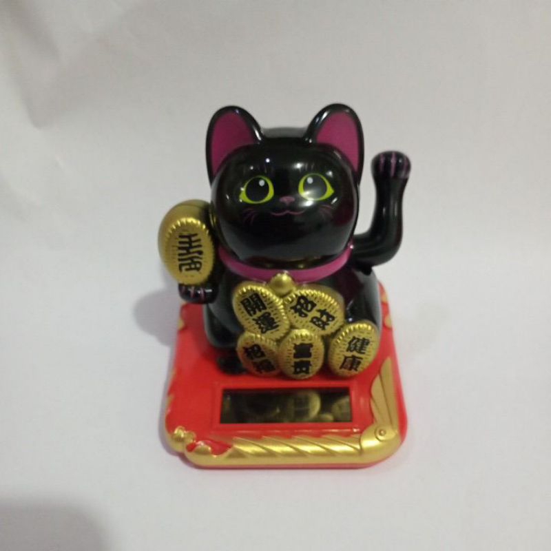 Jual Kucing keberuntungan mini / patung kucing hoki#LuckyCat | Shopee ...