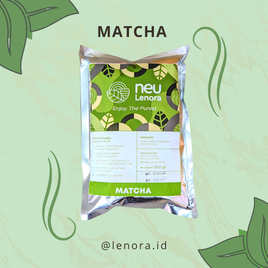 Jual Neu Lenora Plain Matcha 500gr | Shopee Indonesia
