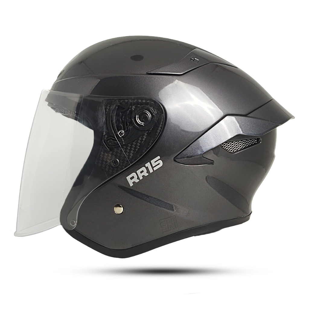 Jual ALV ULTRON PRO - HELM HALF FACE PUTIH SOLID STANDART SNI / HELM ...