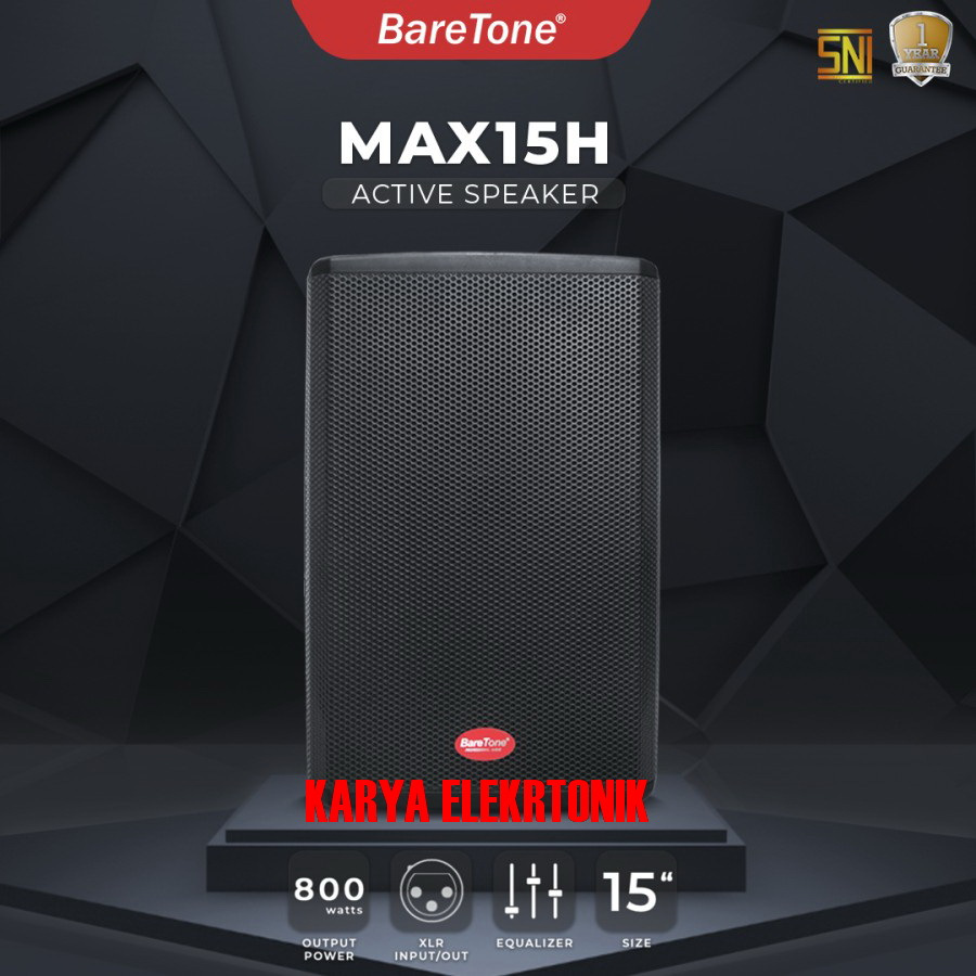 Jual Speaker aktif baretone max15h 800whatt max 15 h MAX15 h original ...