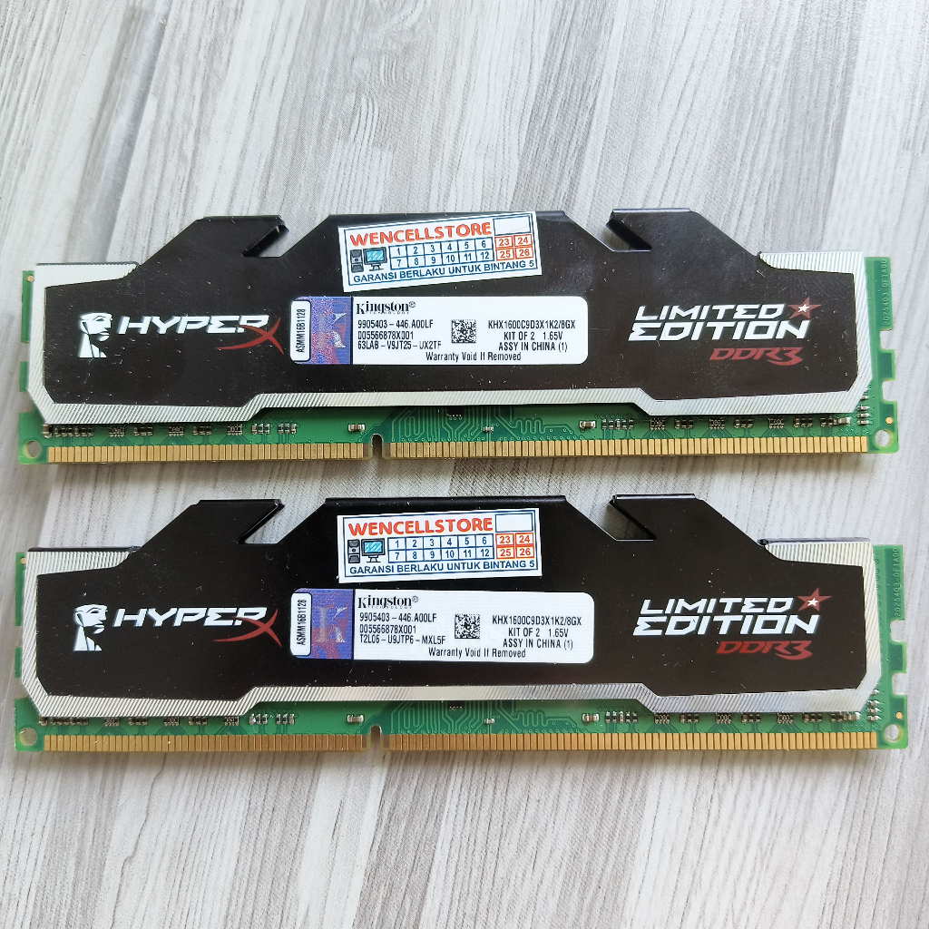 Jual RAM GAMING KINGSTON 8GB KIT 2X4GB PC-12800/1600MHZ | Shopee Indonesia