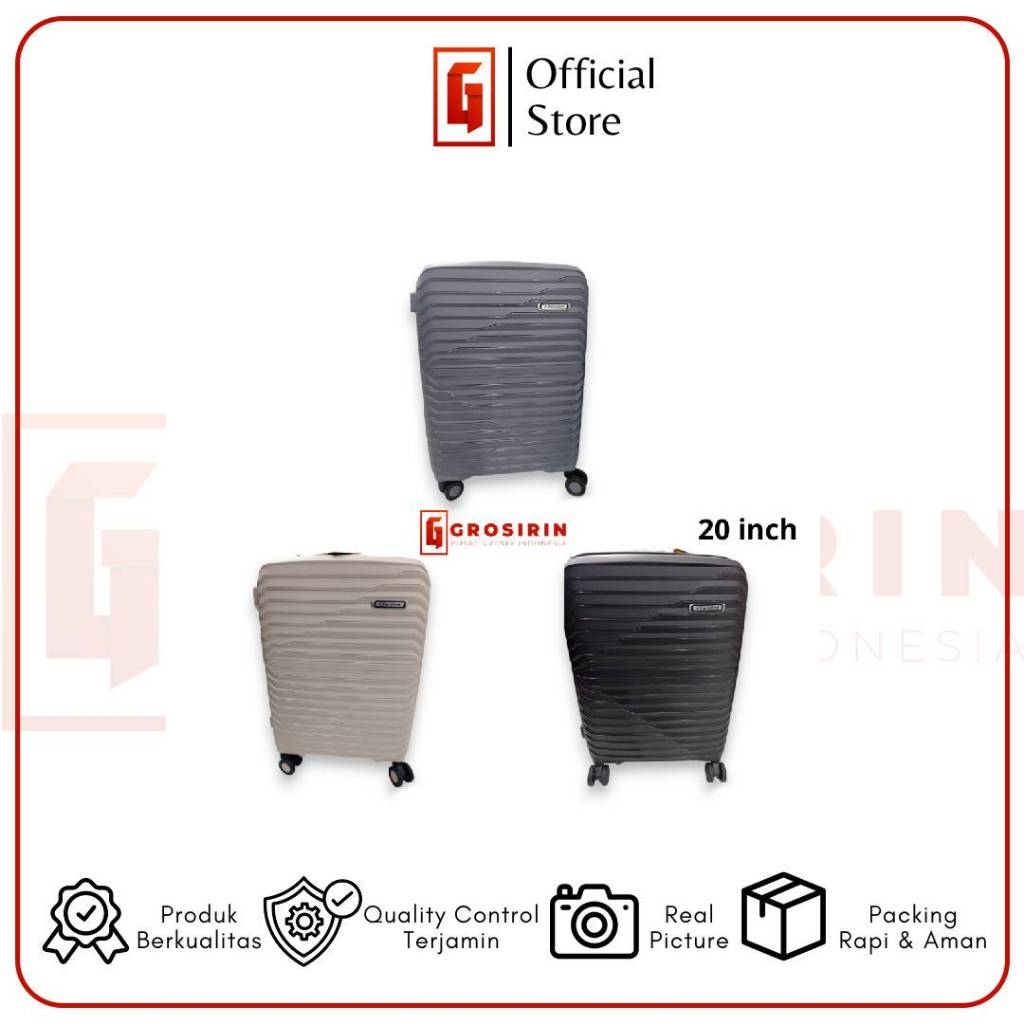 Jual Koper Solo President Original Series Fiber 20 Inch Cabin TSA Lock ...