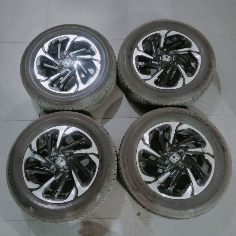 Jual Velg Mobil Bekas Oem Mobilio RS Ring 15 pcd 4x100 + Ban 185 65 R15 | Shopee Indonesia