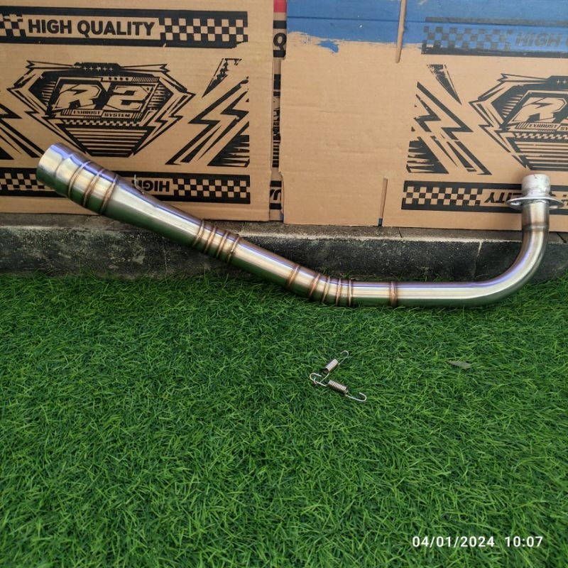 Jual Leheran Pipa Knalpot jupiter vega supra shogun Jupiter Z1 knalpot Drag roadrace Type AHM ...