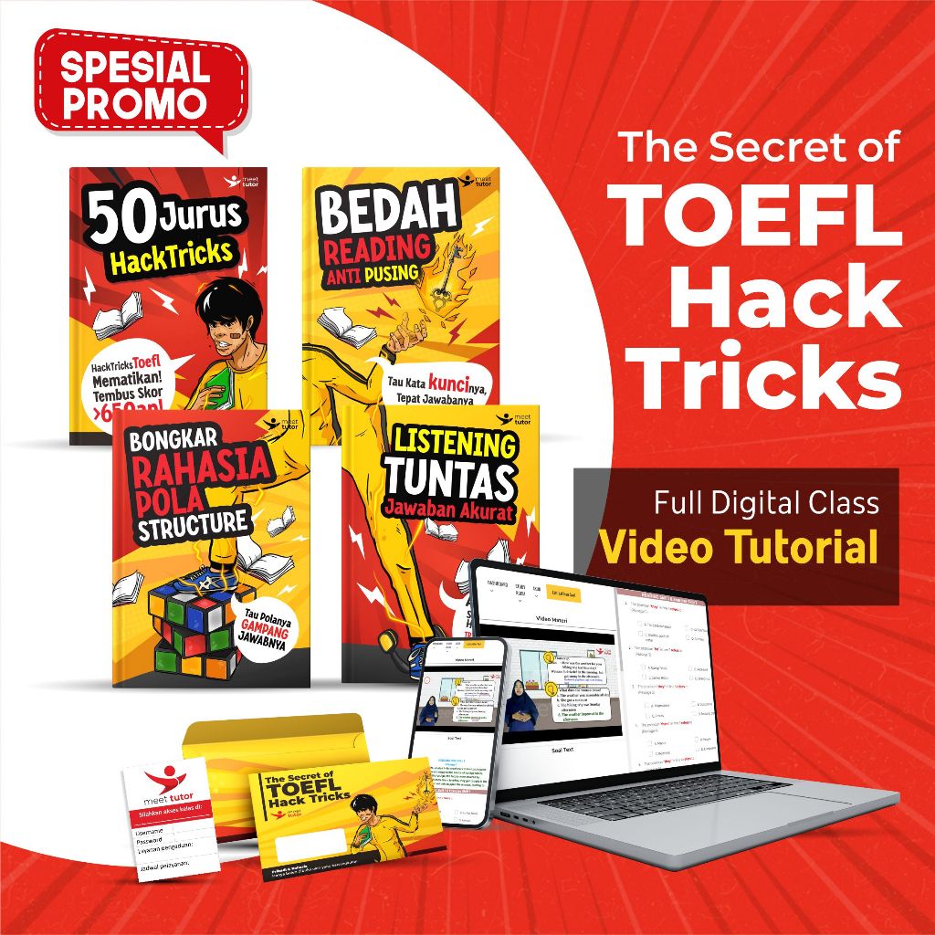 Jual BUKU TOEFL HACK TRICK (spesial promo) | Shopee Indonesia
