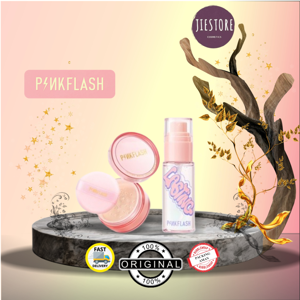 Jual PINKFLASH Oil Controller Loose Setting Powder + Hydrating Setting ...