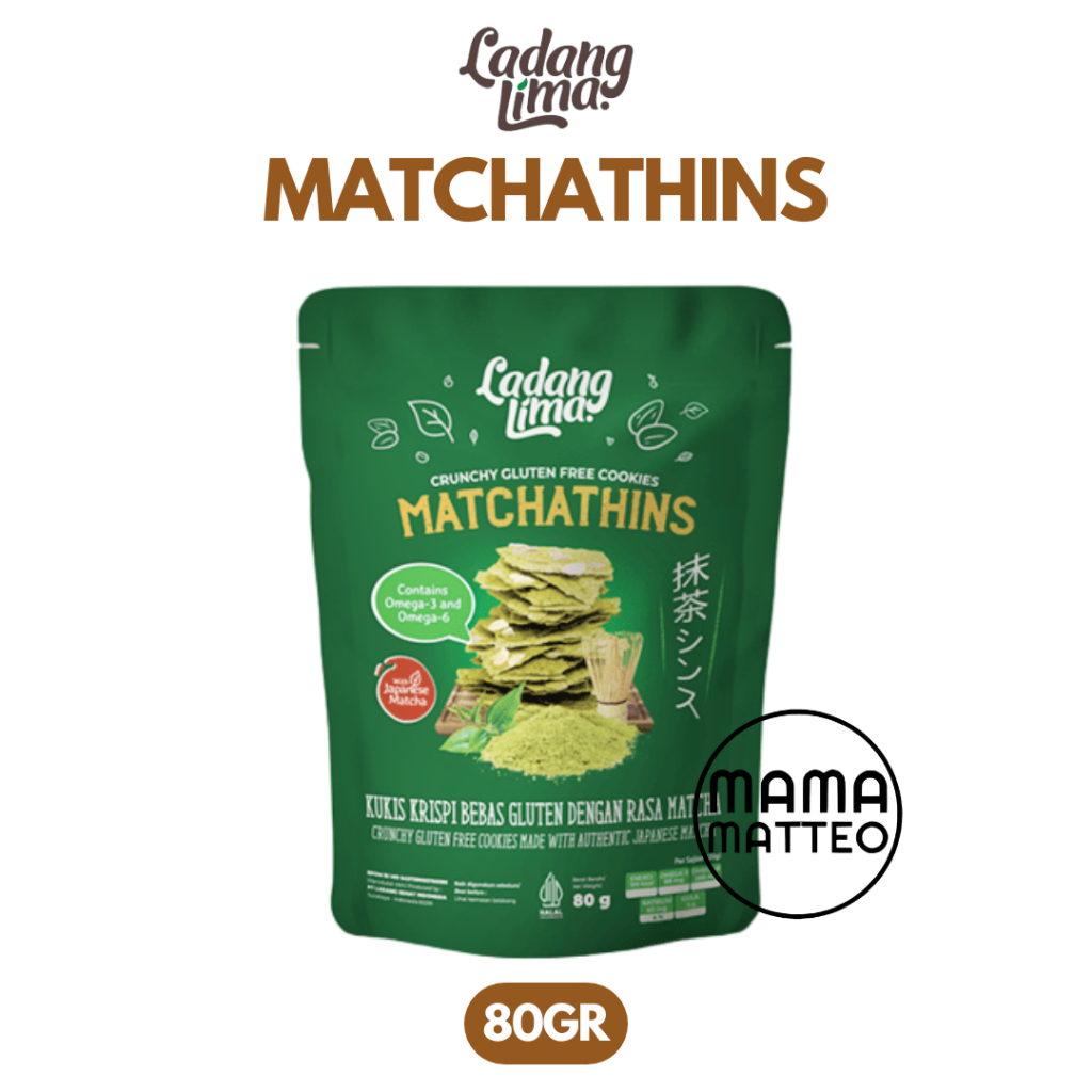 Jual LADANG LIMA Matchathins Matcha Thins 80gr / Snack Kukis Tipis ...