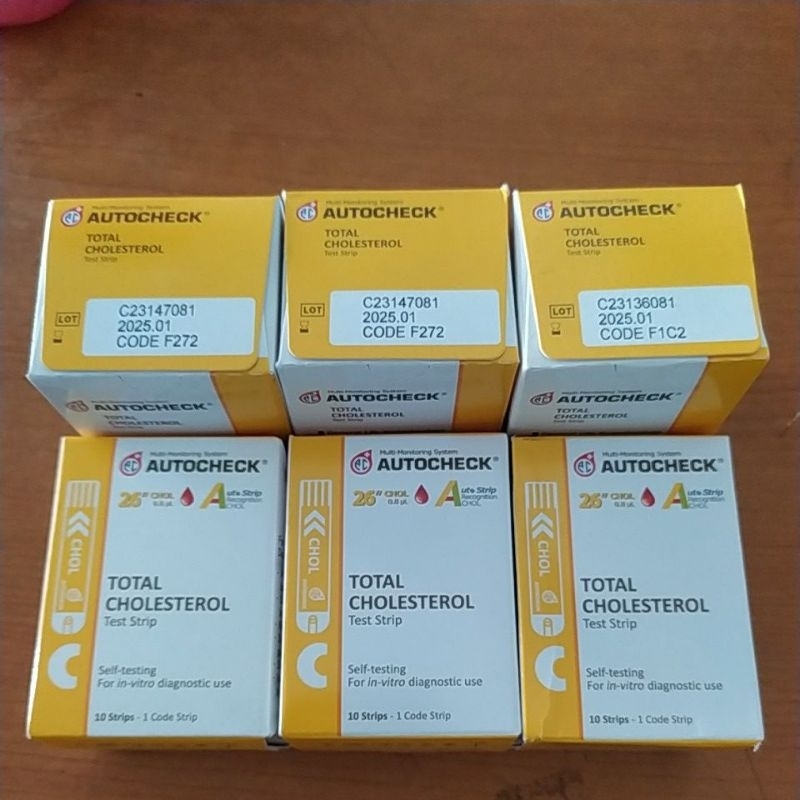 Jual Autocheck Cholesterol Strip / Autocheck kolesterol strip | Shopee ...