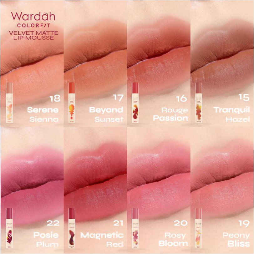 Jual WARDAH COLORFIT VELVET MATTE LIP MOUSSE COLOR THERAPY | Shopee ...