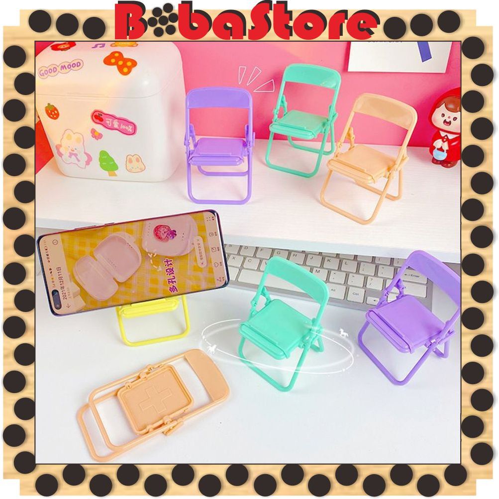 Jual ⭐Bobastore⭐ Stand Holder HP Macaron Model Kursi / Kursi HP Macaron ...