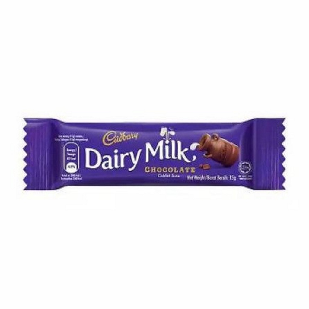 Jual Cadbury Dairy Milk Coklat 15gr Cokelat 15 gram | Shopee Indonesia