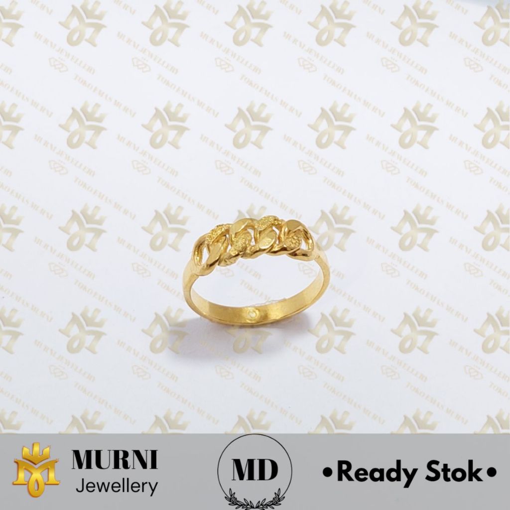 Jual Cincin Emas Muda Asli Model Rante - Toko Emas Murni | Shopee Indonesia