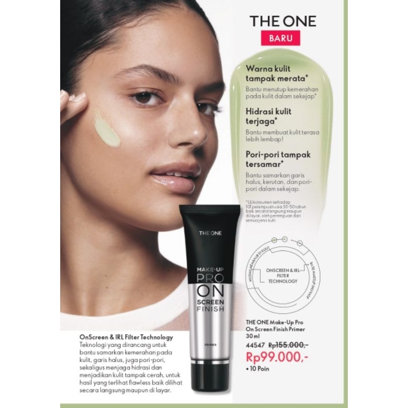 Jual The One Make Up Pro On Screen Finish Primer | Shopee Indonesia