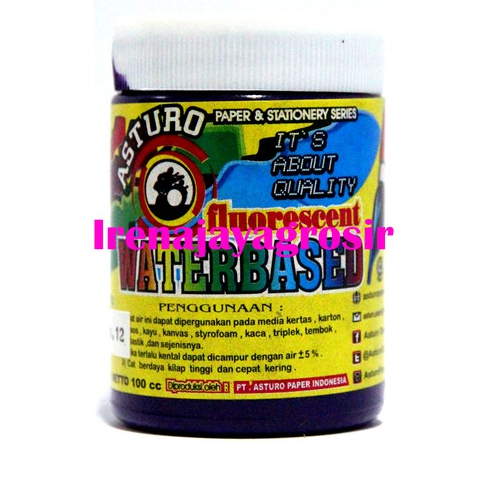 Jual ASTURO CAT POSTER NO 12 ungu tua / WATERBASED / CAT AIR 100 CC ...