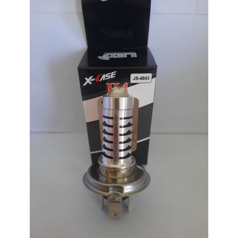 Jual lampu utama led h4 Xcase putih putih senja biru jauh dekat ( JS ...