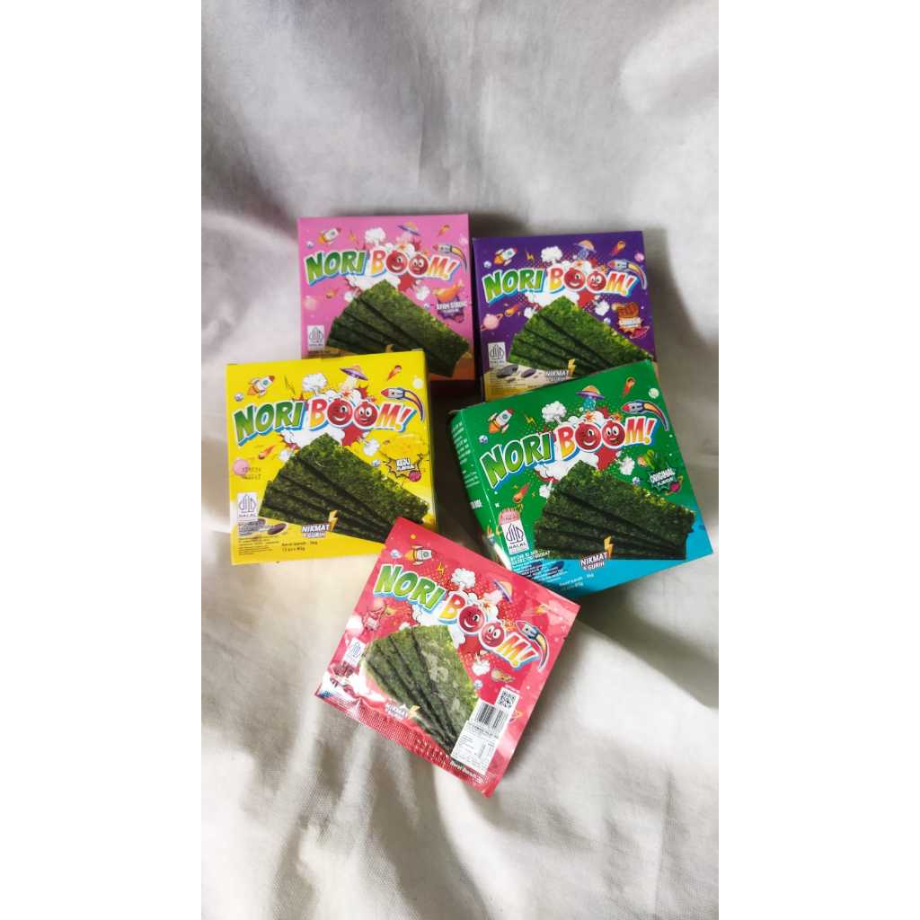 Jual Nori Sachet Seaweed Snack Rumput Laut Halal Rasa Original | Shopee ...