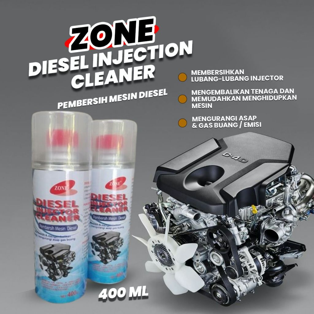 Jual DIESEL INJECTOR CLEANER MERK ZONE 400ML | Shopee Indonesia