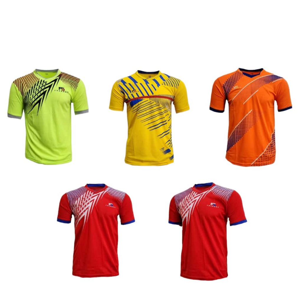 Jual Frasser Kaos Jersey Dry Fit Bulutangkis Badminton Tenis Pingpong Running Lari Jogging Pria ...