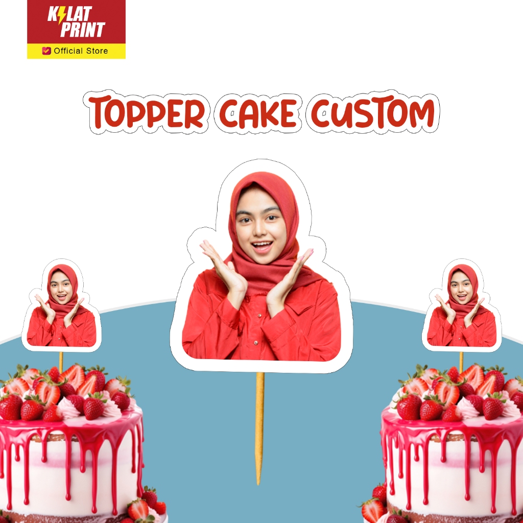 Jual Topper Cake Custom Toper Kue Ulang Tahun Muka Edition | Shopee ...