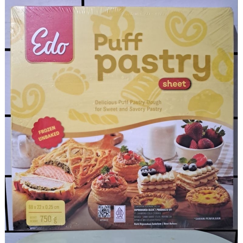 Jual Edo Puff Pastry sheet 750 gram | Shopee Indonesia