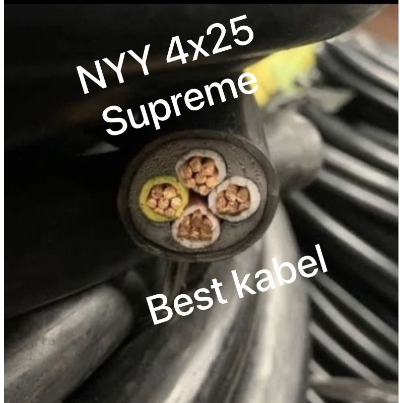 Jual Kabel NYY 4x25mm 4x25 tufur power Black 0.6/1KV MEREK 4besar ...
