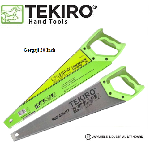 Jual Tekiro Gergaji Kayu 2 Mata 20 Inch 2 Mata / Hand Saw 2 Teeth ...