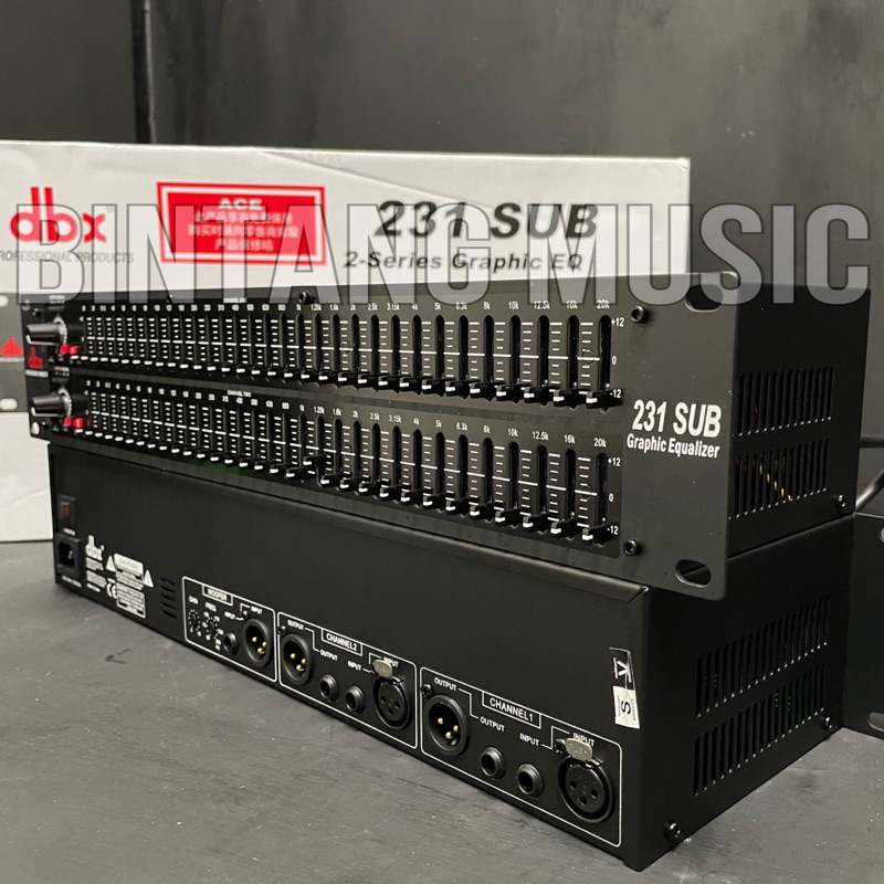 Jual equaliser dbx 231 subwoofer kualitas bagus dbx 231 + sub | Shopee Indonesia