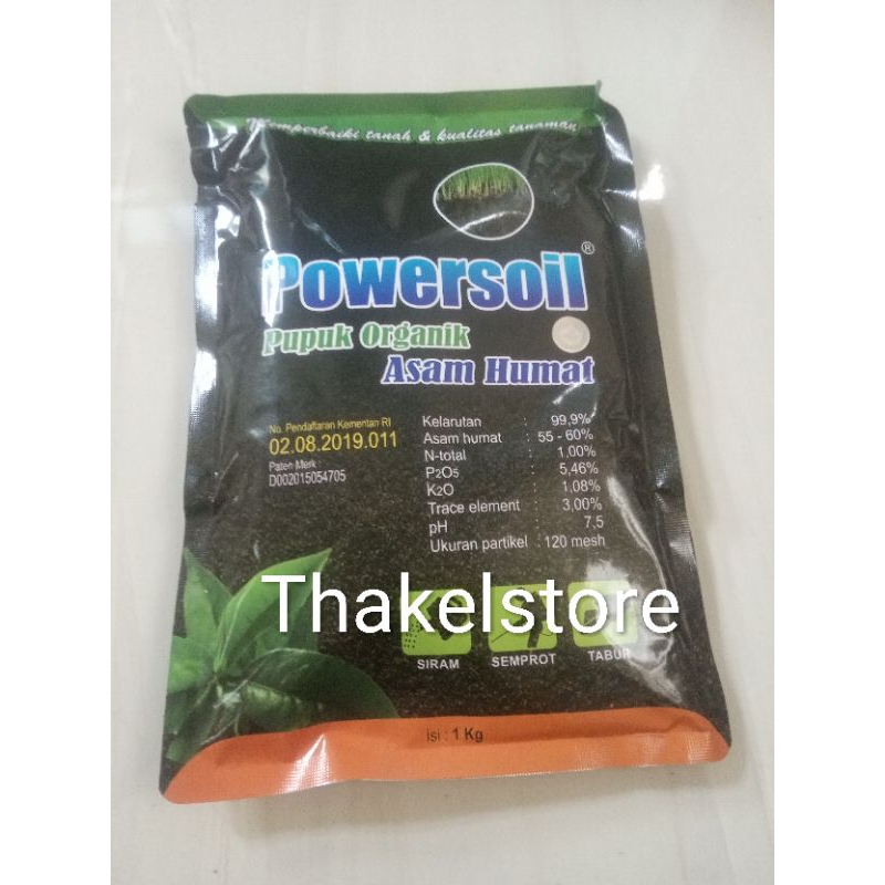 Jual Powersoil 1 kg ASAM HUMAT (Humic Acid 60%) | Shopee Indonesia