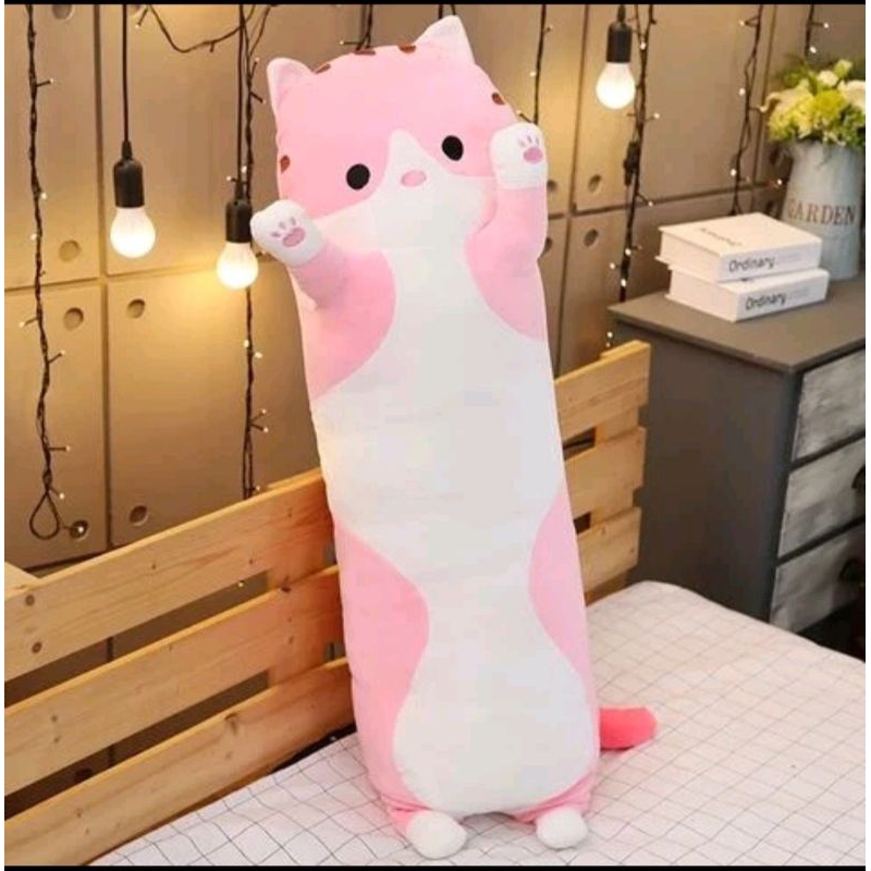 Jual PROMO TERMURAH Boneka Guling kucing size 60 CM & 80 CM sandaran ...